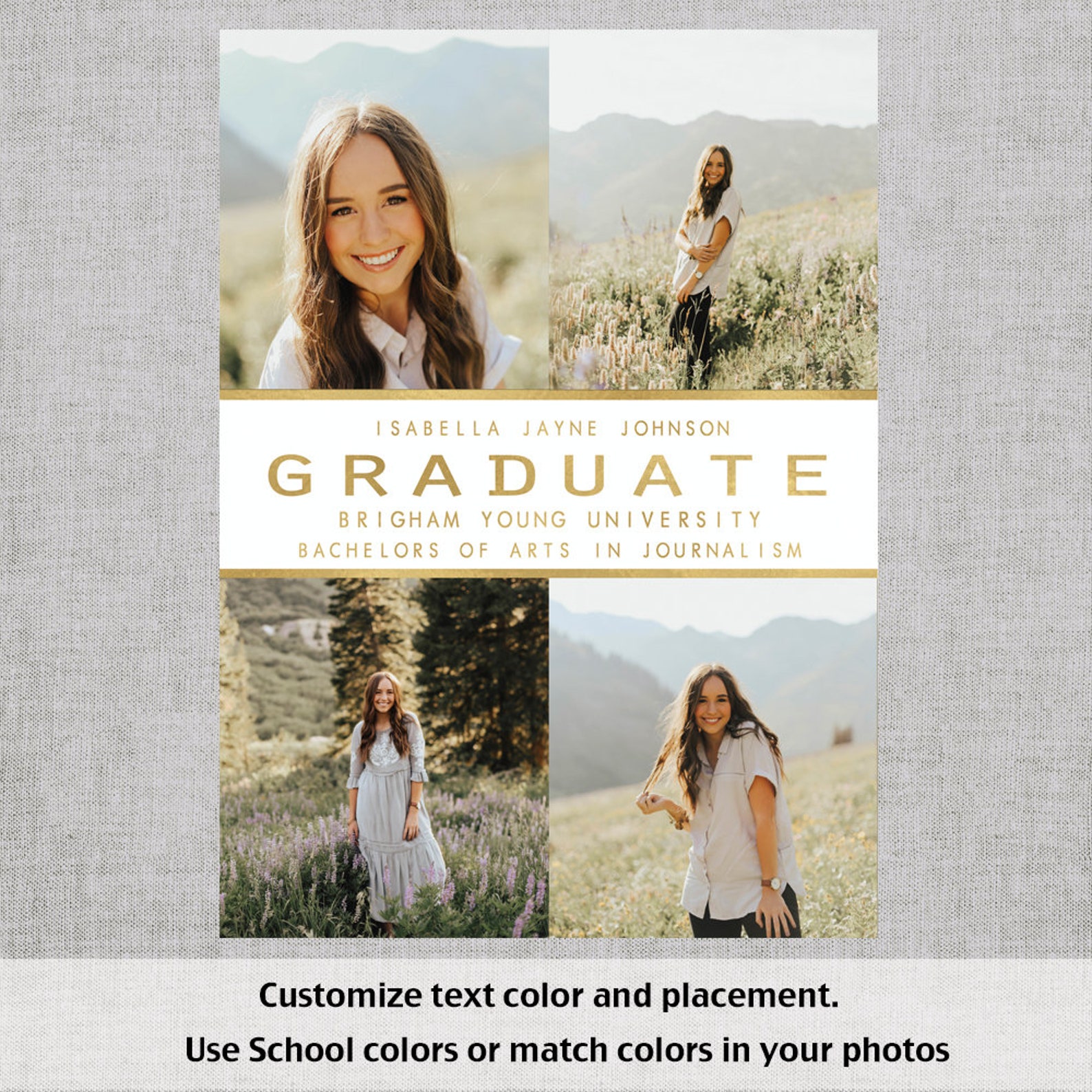 College Graduation Invitations, University Graduation Announcement ...