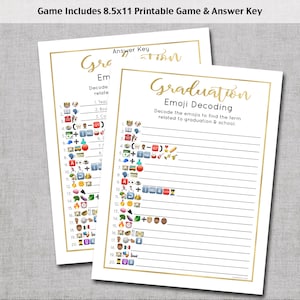 Graduation Games, Graduation Party Decorations, Emoji Graduation Party ...