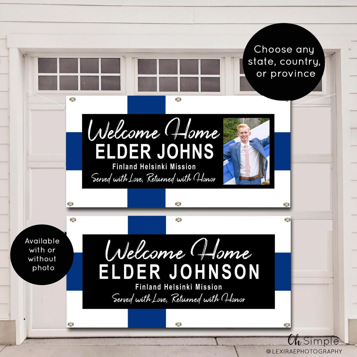 Missionary Welcome Home Banner: LDS Elder, Sister, or Senior (digital ...