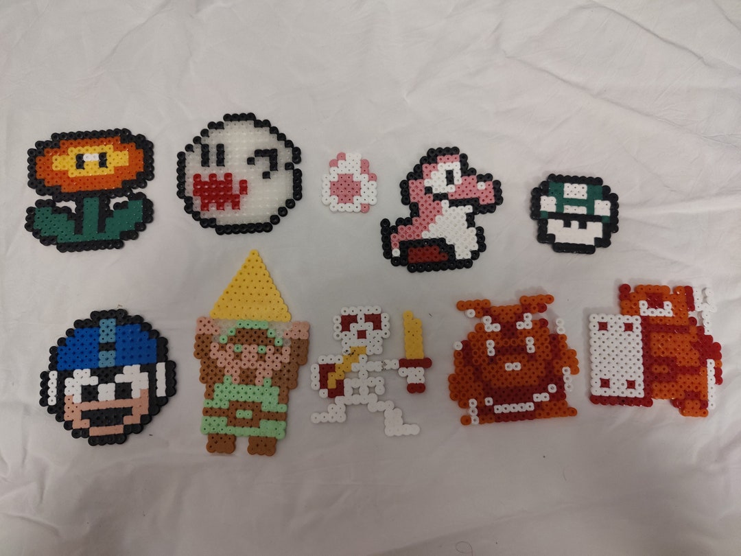 Video Game Perler Hama Bead Figures - Etsy