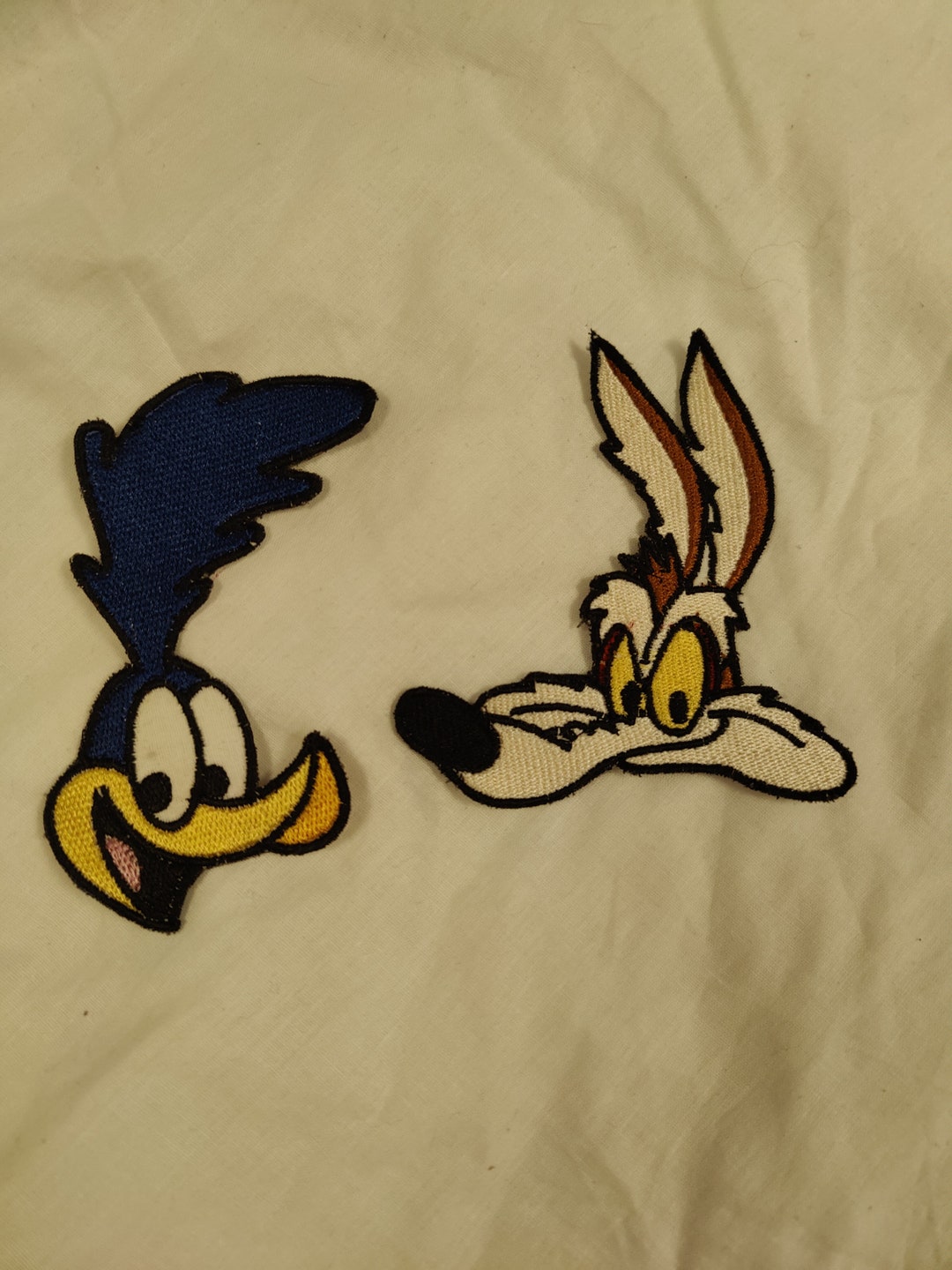 Loony Tunes Wile-e Coyote and Road Runner Iron on Patches - Etsy
