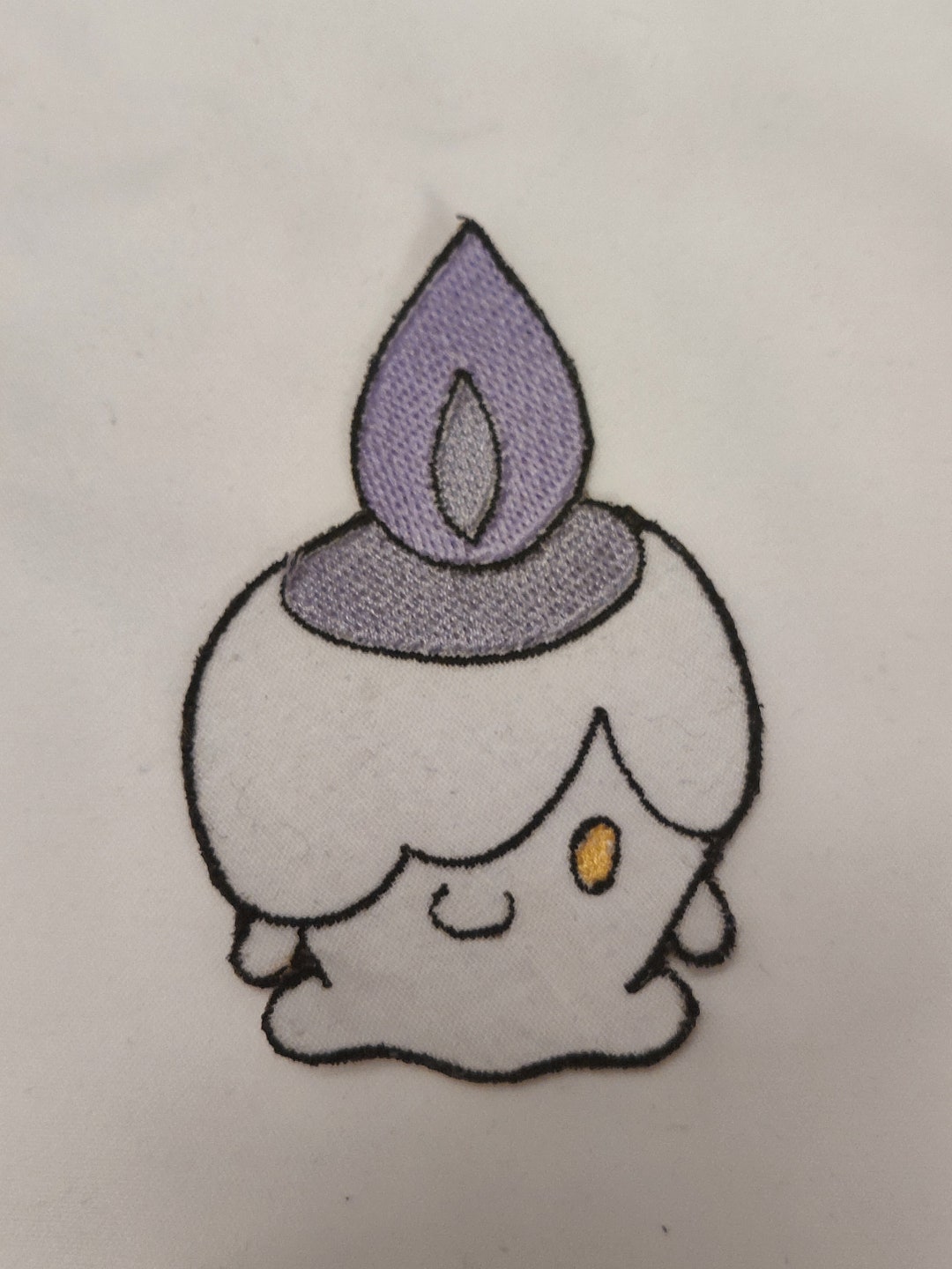 Pokemon Litwick Glow in the Dark Iron on Patch - Etsy UK