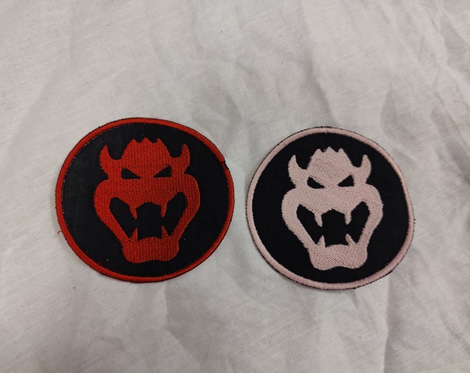 Super Mario Bros Bowser Game Over Iron on Patch - Etsy