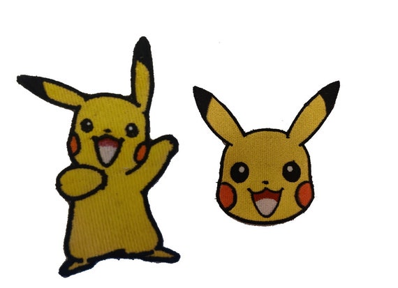 Pokemon Pikachu Iron on Patch - Etsy UK