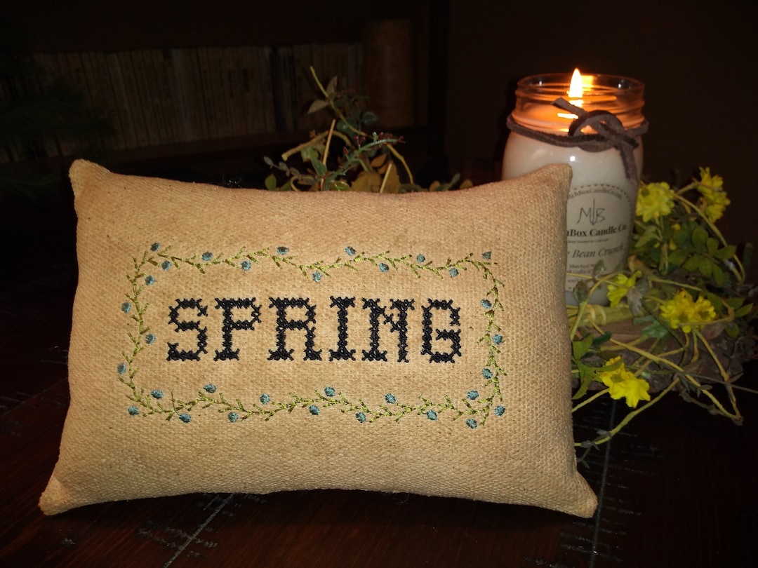 PRIMITIVE Seasonal Pillows Spring, Summer, Autumn, Winter ...
