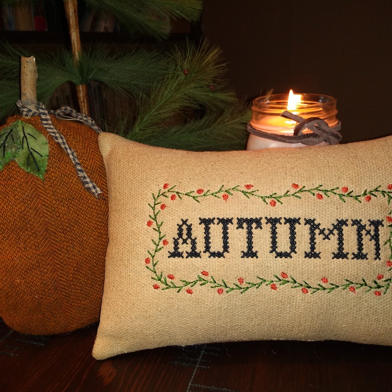 Primitive Pillow - Etsy