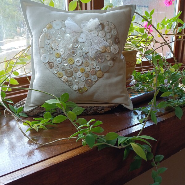 Button Pillow - Etsy