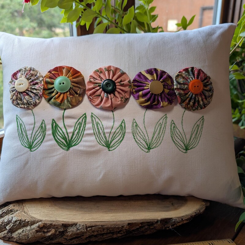 Yo Yo Pillow - Etsy