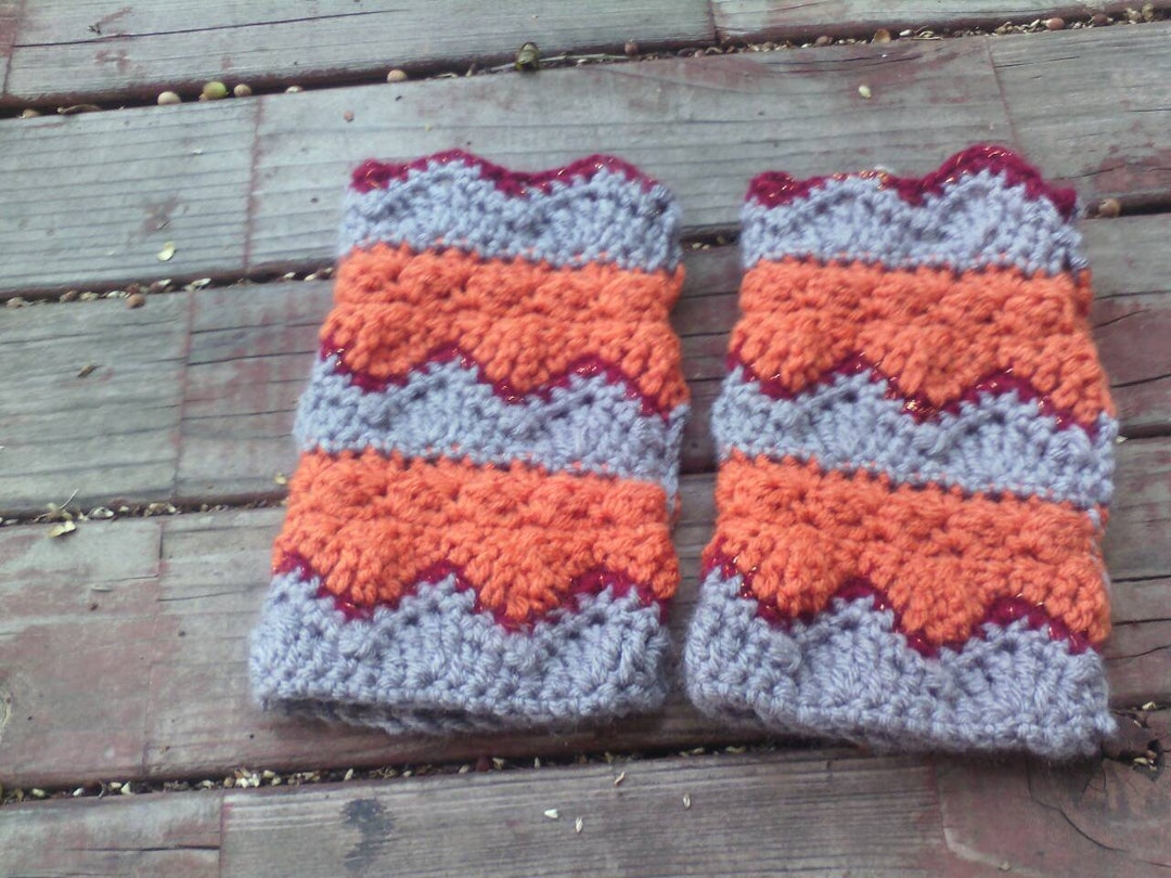 Autumn Leaves Fingerless Mitts for Fall - Etsy