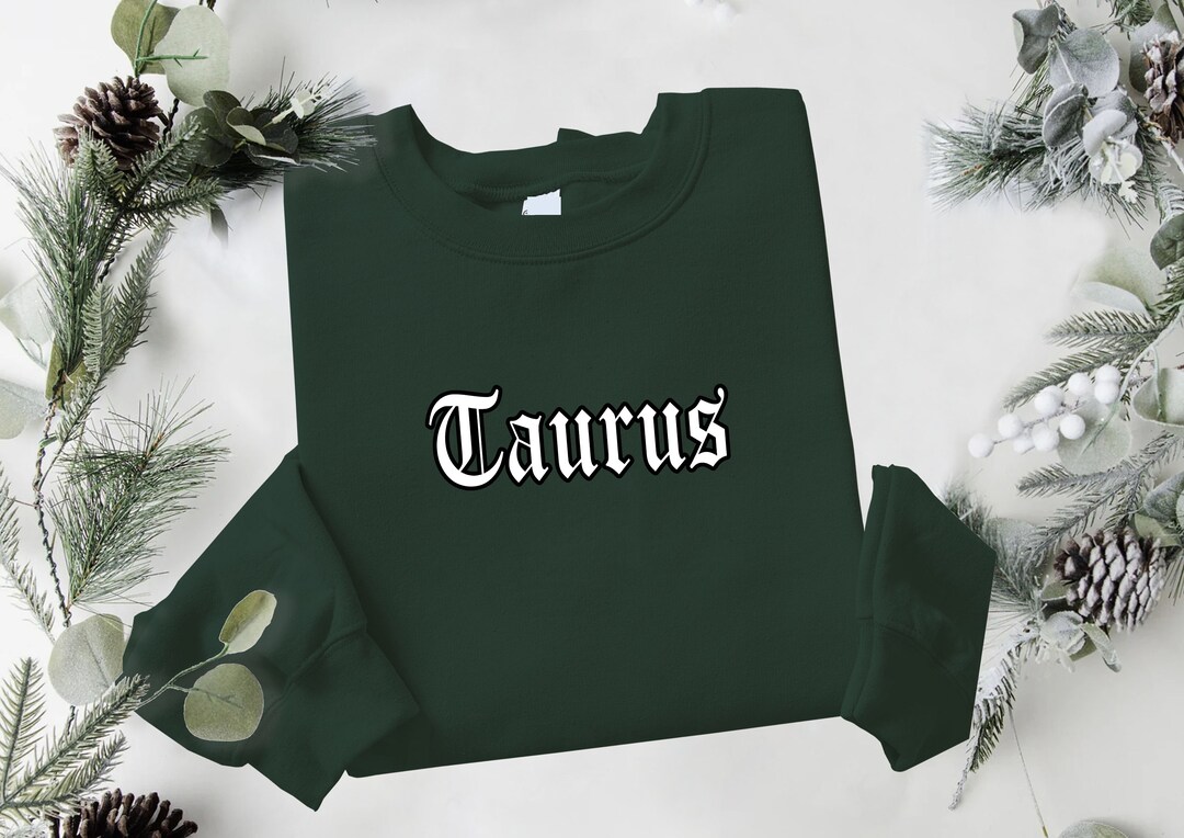 Star Sign, Zodiac Sign Sweater Sweatshirt Jumper - Taurus - 4 Colours ...