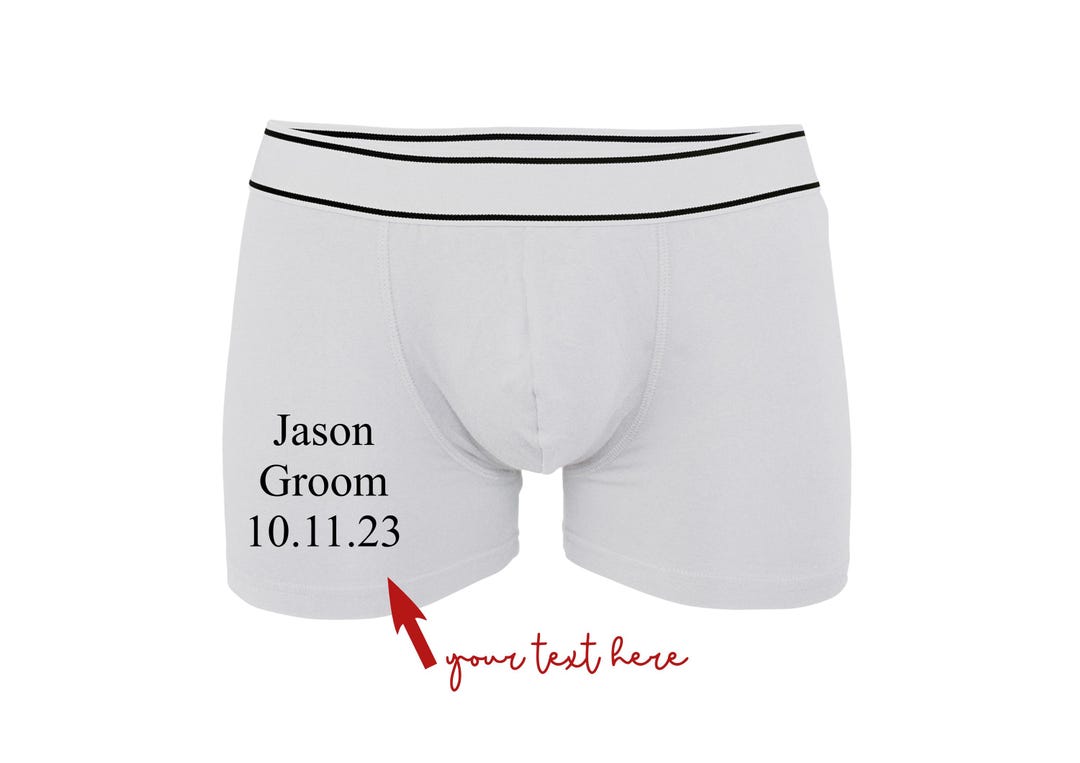 Design Your Personalised Mens Boxers/boxer Shorts Your Name/text- Funny ...