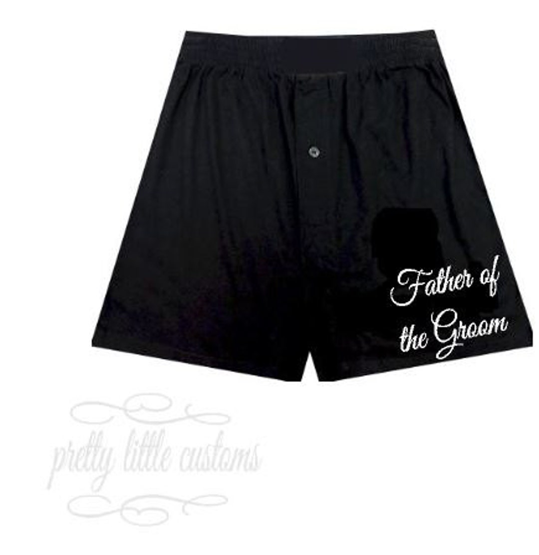Personalised Mens Wedding Boxers/boxer Shorts - Father of the Groom ...