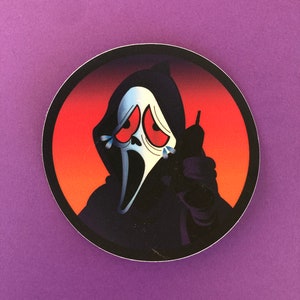 Crying Ghostface Scream Inspired Horror Movie Vinyl Sicker 3 - Etsy