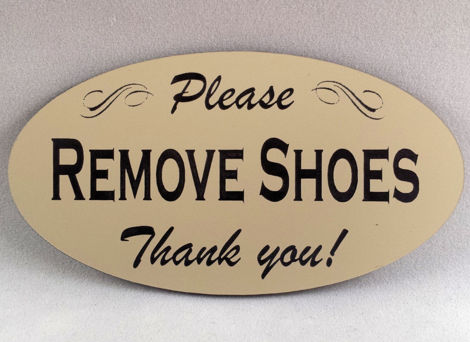 Remove Shoes Sign Laser-engraved Uv-rated - Etsy