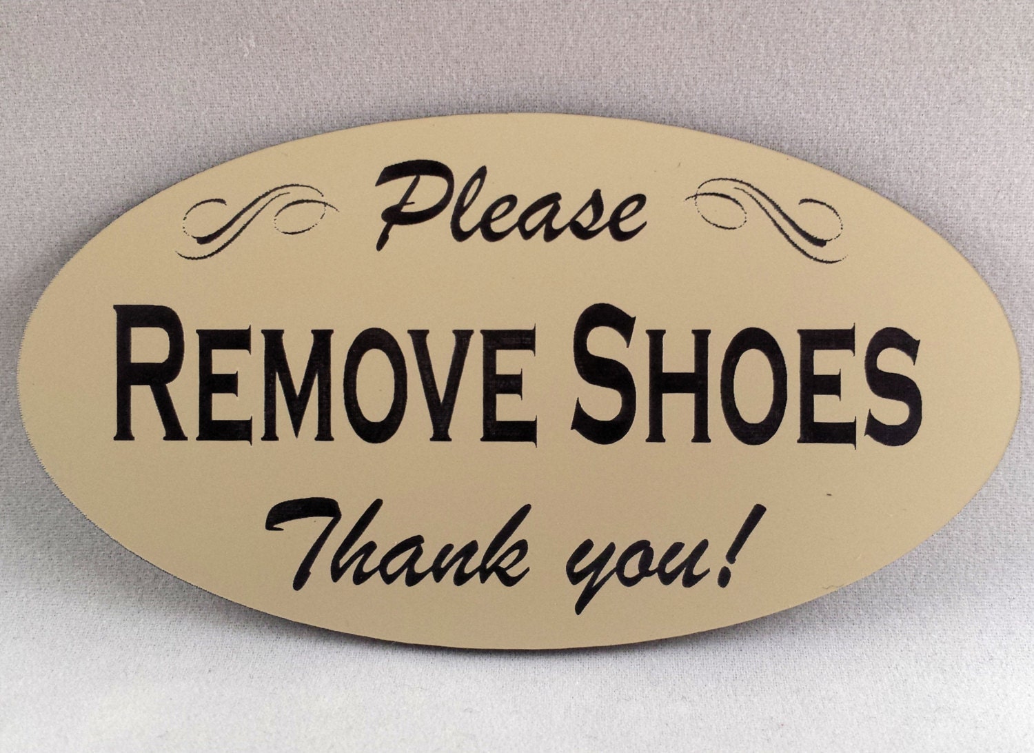 Remove Shoes Sign Laser-engraved Uv-rated - Etsy