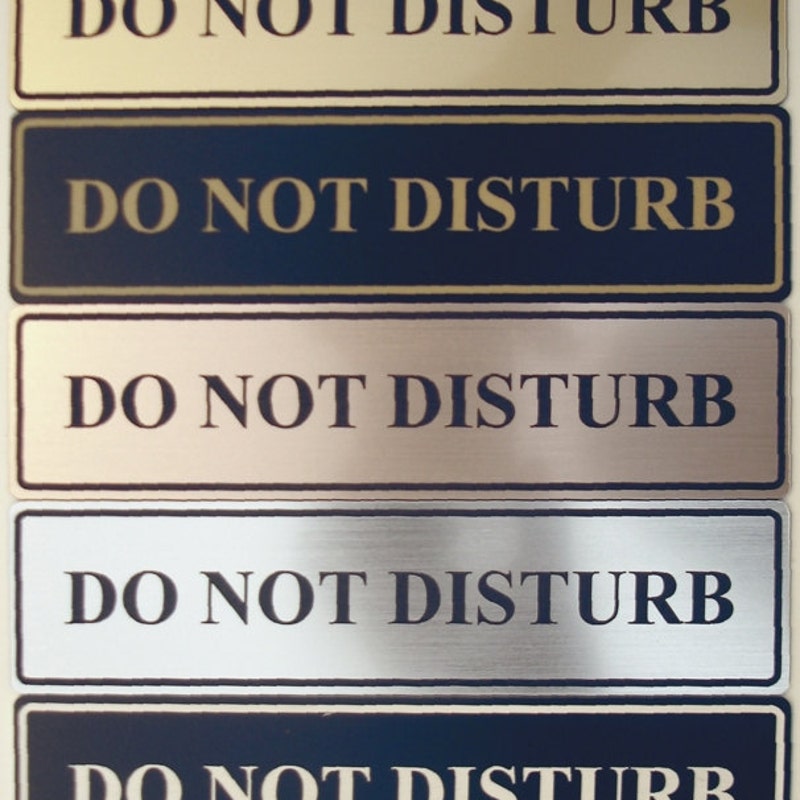 Do Not Disturb Sign - Etsy