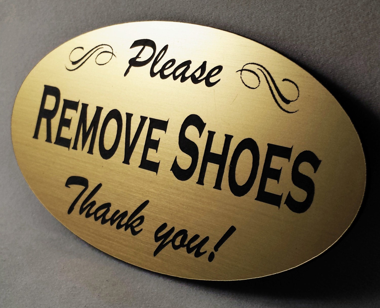 Remove Shoes Sign Laser-engraved Uv-rated - Etsy