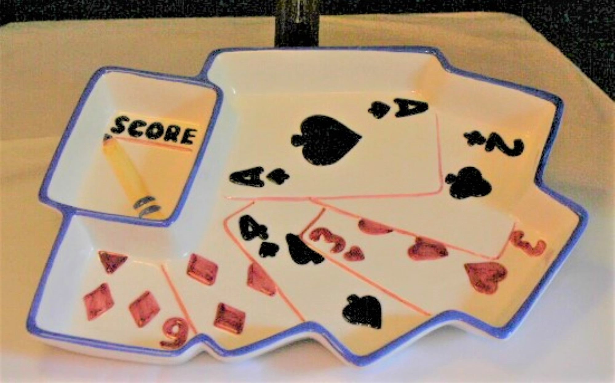 Card Chip Traypoker Snack Traycard Tray for Snackssnacks - Etsy