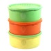 Set of 3 Tupperware Storage Containers With Lids,tupperware Sunburst ...