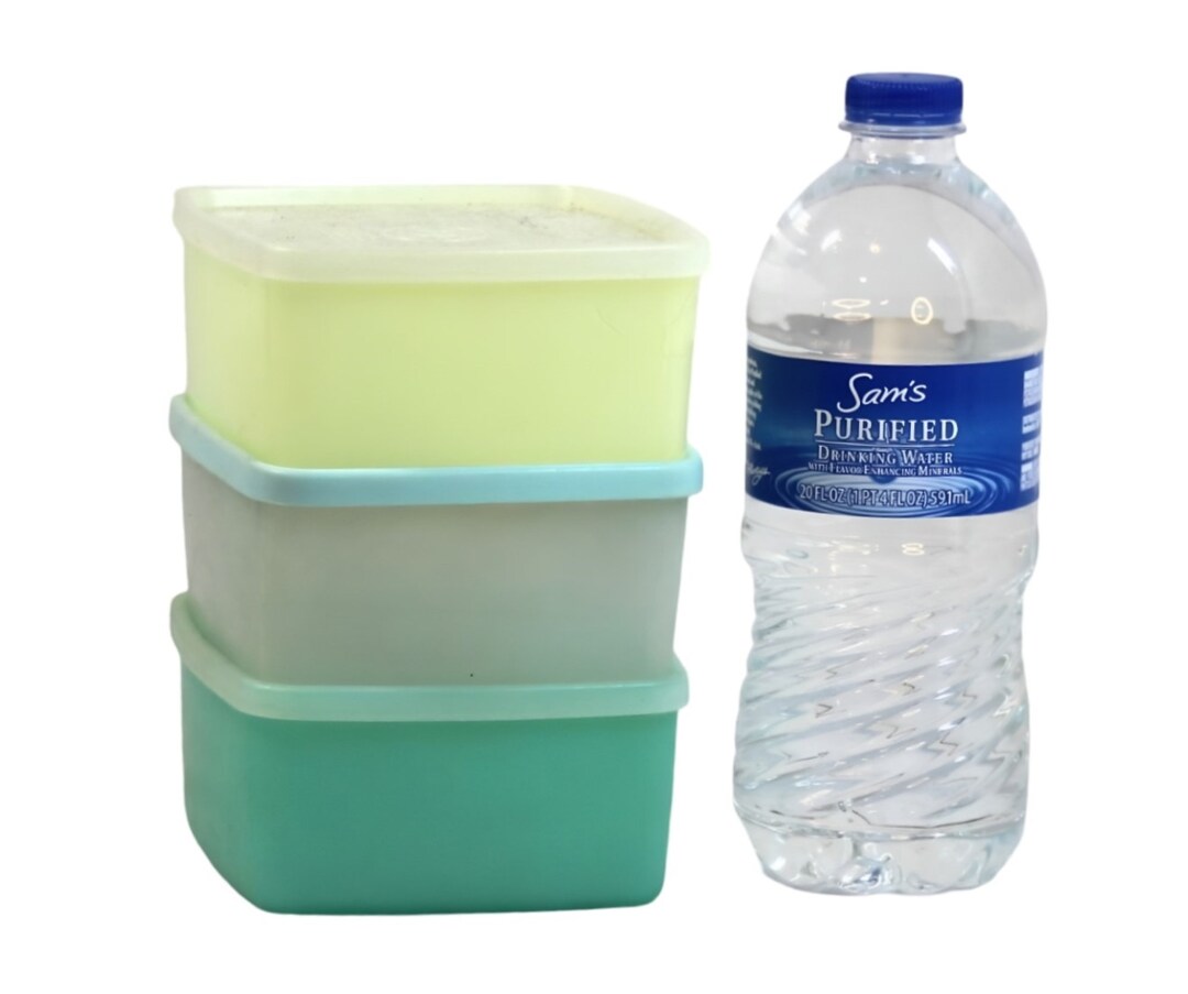 Set of 3 Tupperware Rectangle Containers,tupperware Containers ...