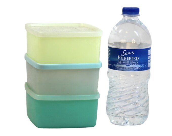 Set of 3 Tupperware Rectangle Containers,tupperware Containers ...