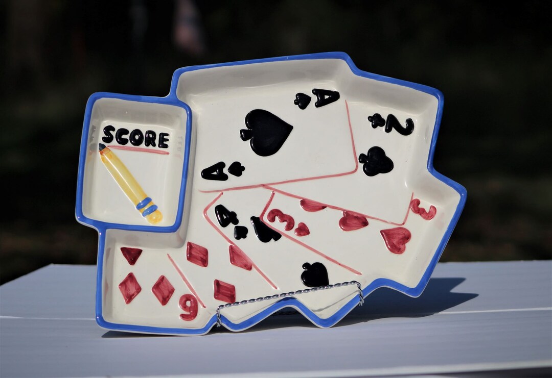 Card Chip Tray,poker Snack Tray,card Tray for Snacks,snacks Poker Tray ...