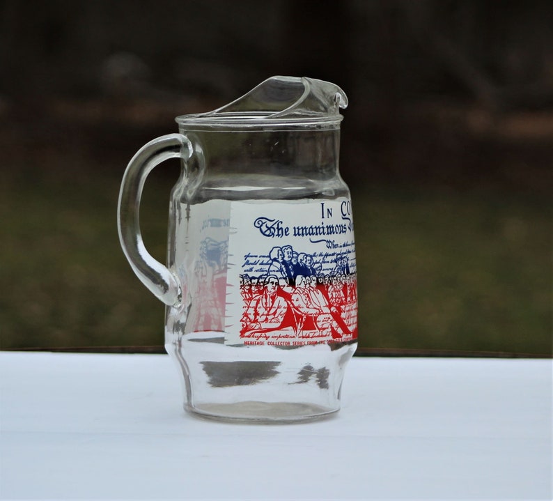 Coke Declaration Pitcher,coca Cola Pitcher,coke Pitcher,independence ...