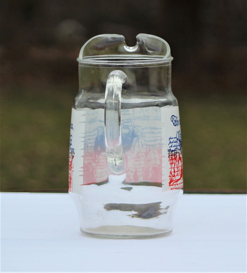 Coke Declaration Pitcher,coca Cola Pitcher,coke Pitcher,independence ...