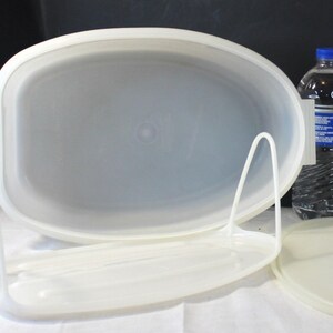 1970's Tupperware Ham Roast Turkey Keeper,3pc Flavor Saver Storage ...