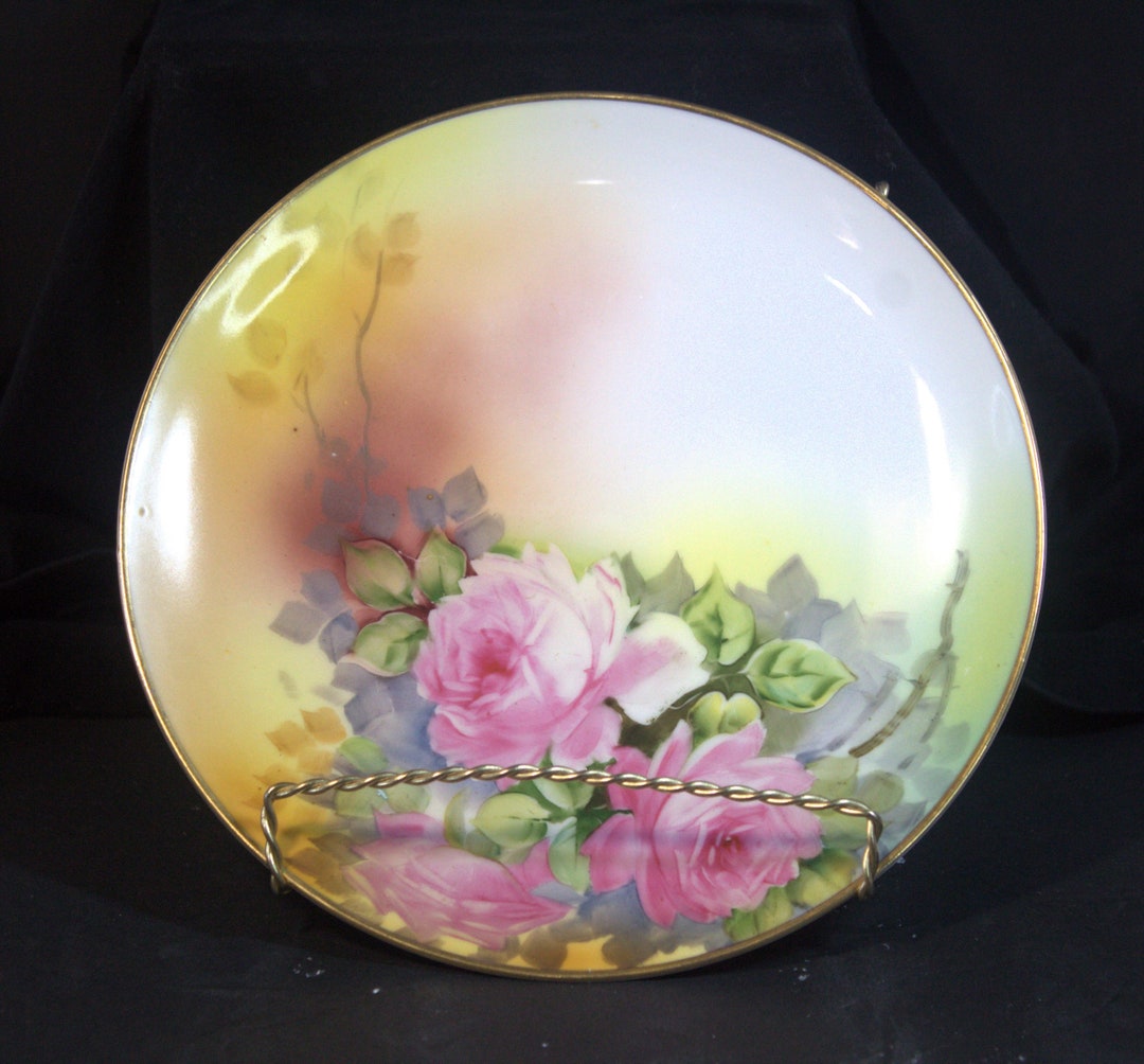 Noritake M Hand Painted Plate,noritake Morimura Bros Handpainted Plate ...