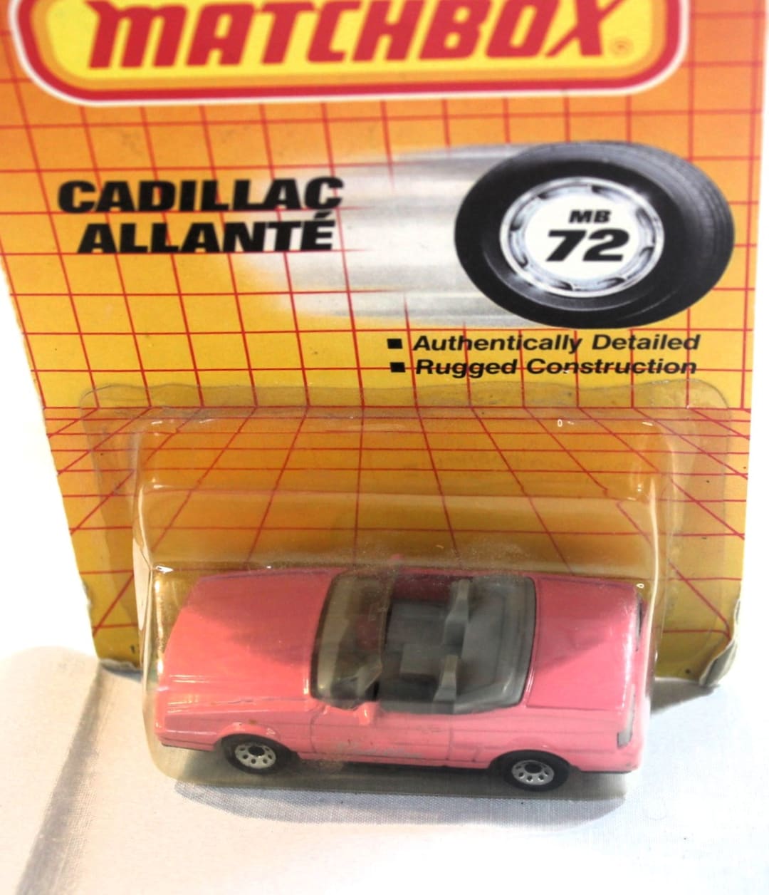 Matchbox Cadillac Allante Pink,matchbox Car,die Cast Car,die Cast ...