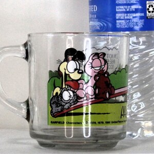 Mcdonalds Garfield Mug,garfield Teetertotter Glass,garfield Mug by Jim ...