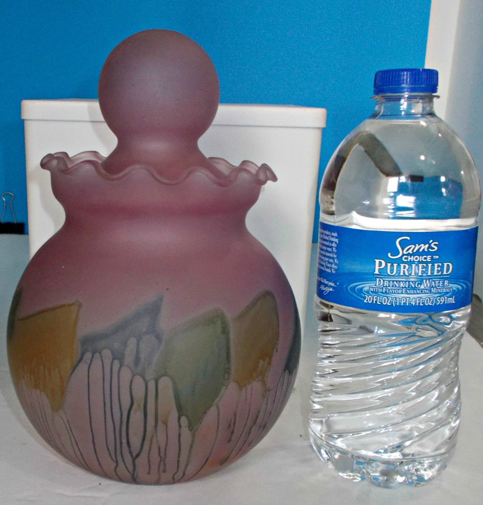 Purple Ginger Jarglass Handcrafted Bottlepurple Glass - Etsy