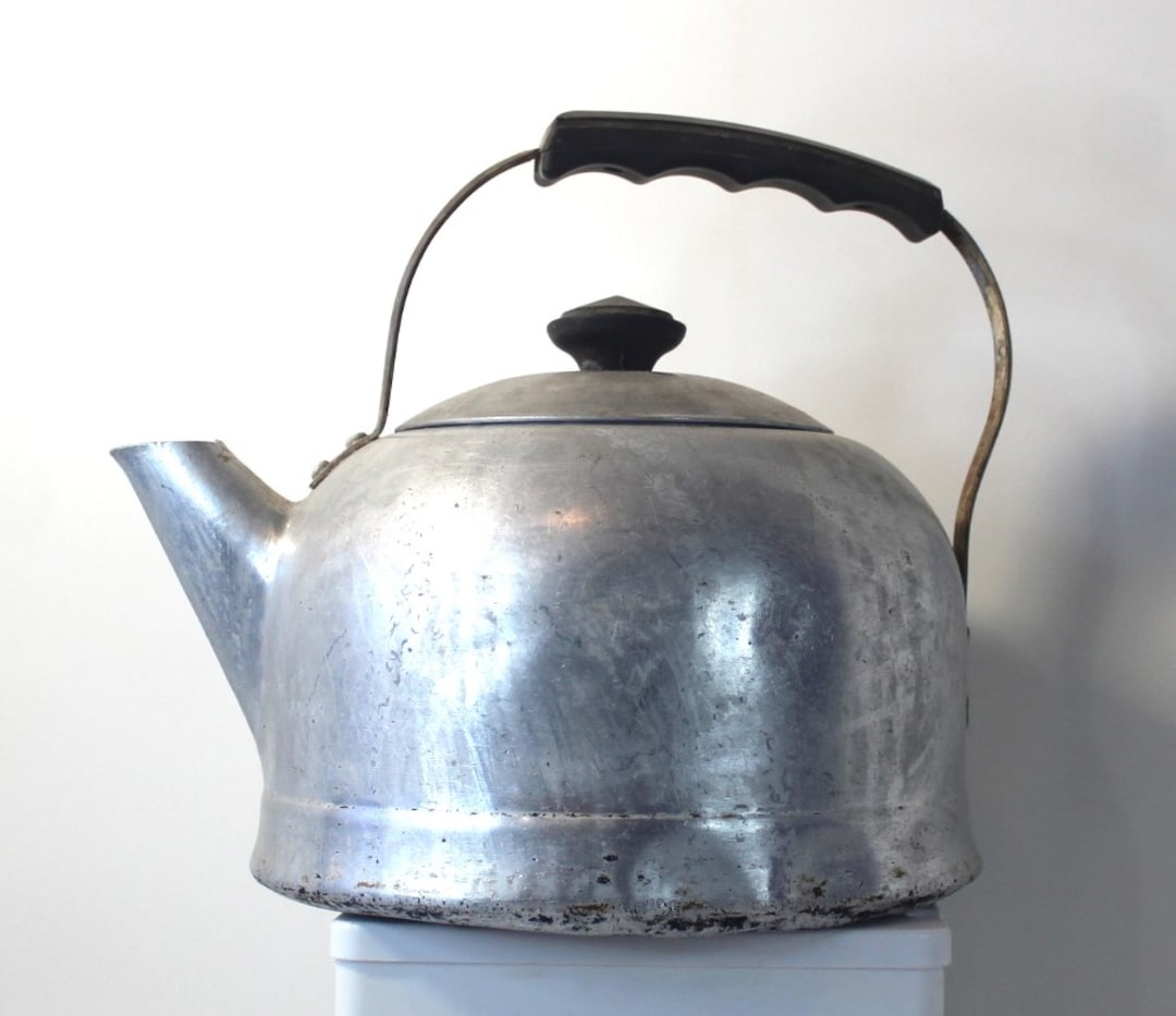 Antique Aluminum Kettle,cast Aluminum Teapot,large Aluminum Teapot ...