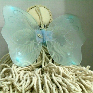 Mop Angel,mop Christmas Angels,braided Christmas Angels,hand Made ...