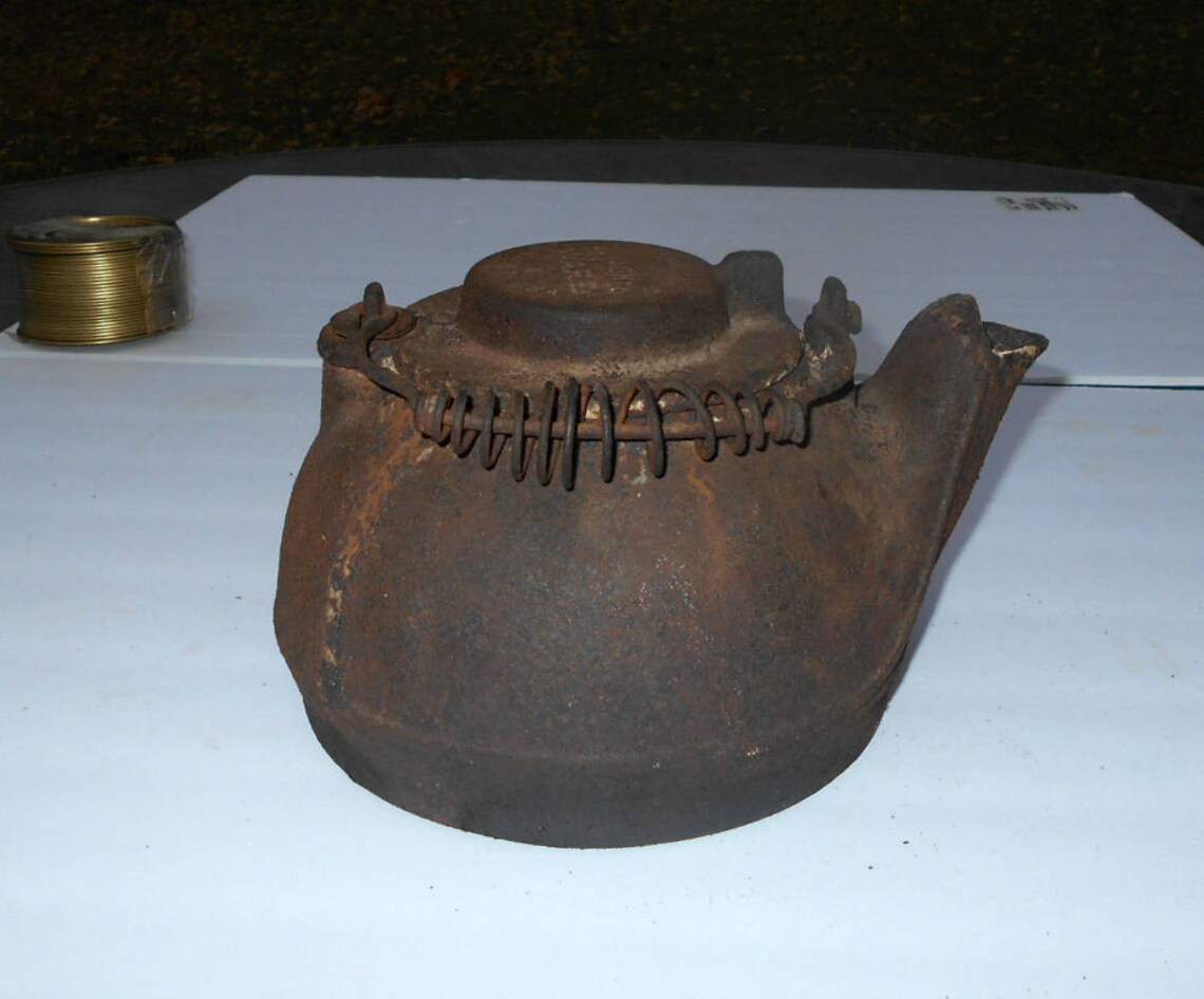 Wagner Ware Sidney Ohio Cast Iron Tea Kettlewagner Ware Cast - Etsy