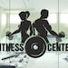 Fitness Centre Gym Decal Sign Sticker for Windows, Walls and More. Any ...