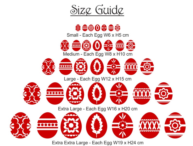 Easter Eggs Decal Sticker for Walls Windows Shops. Any | Etsy