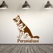 Personalized German Shepherd Pet Dog Wall Sticker Decal Art. - Etsy