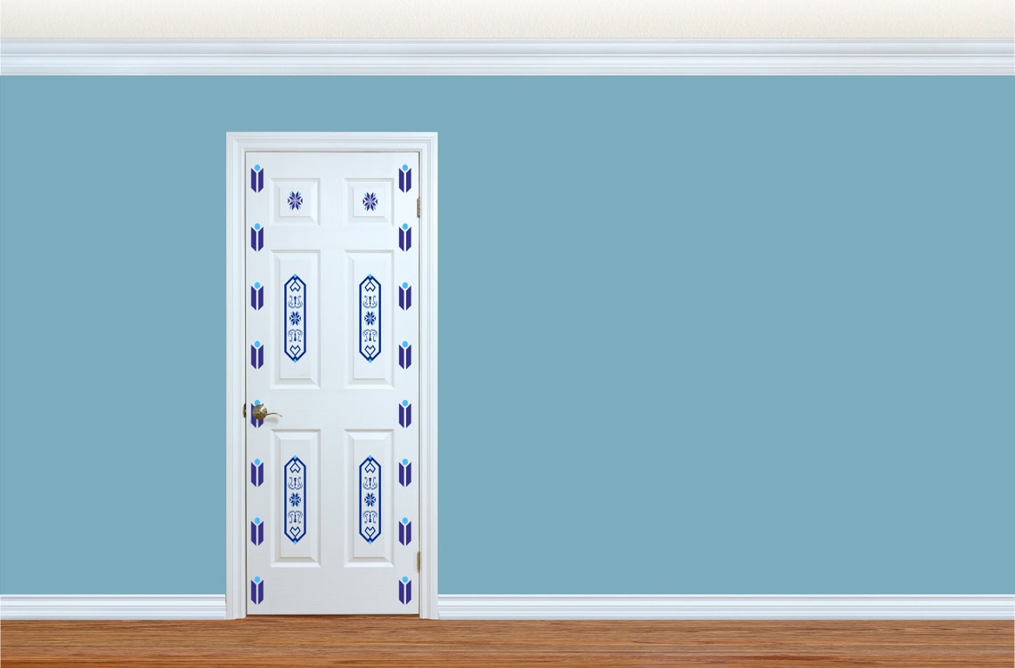 Decorative Princess Door Decal Sticker . 1 - Etsy