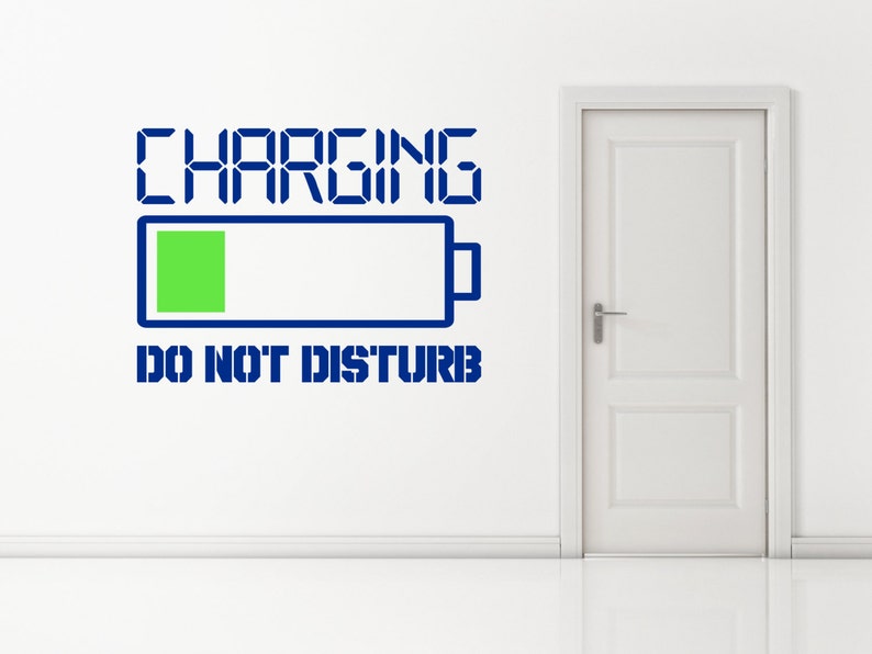 Charging Do Not Disturb Bedroom Den Rest Area. Any colour | Etsy