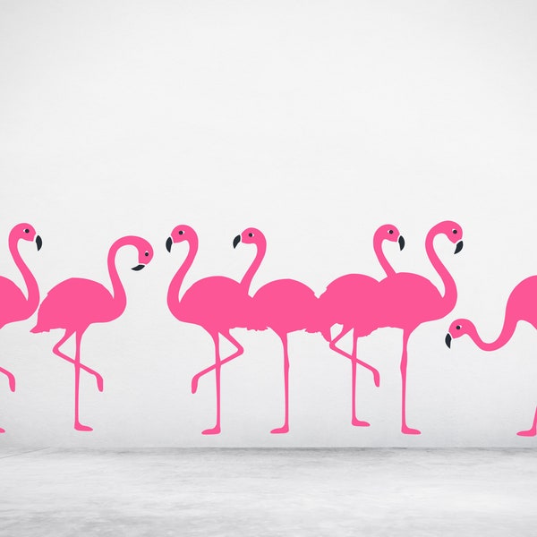 Flamingo Wall Decal - Etsy