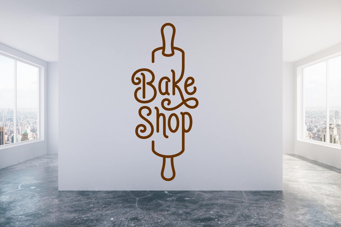 Bakery Vinyl Decal Sticker. Various Colours and Size - Etsy