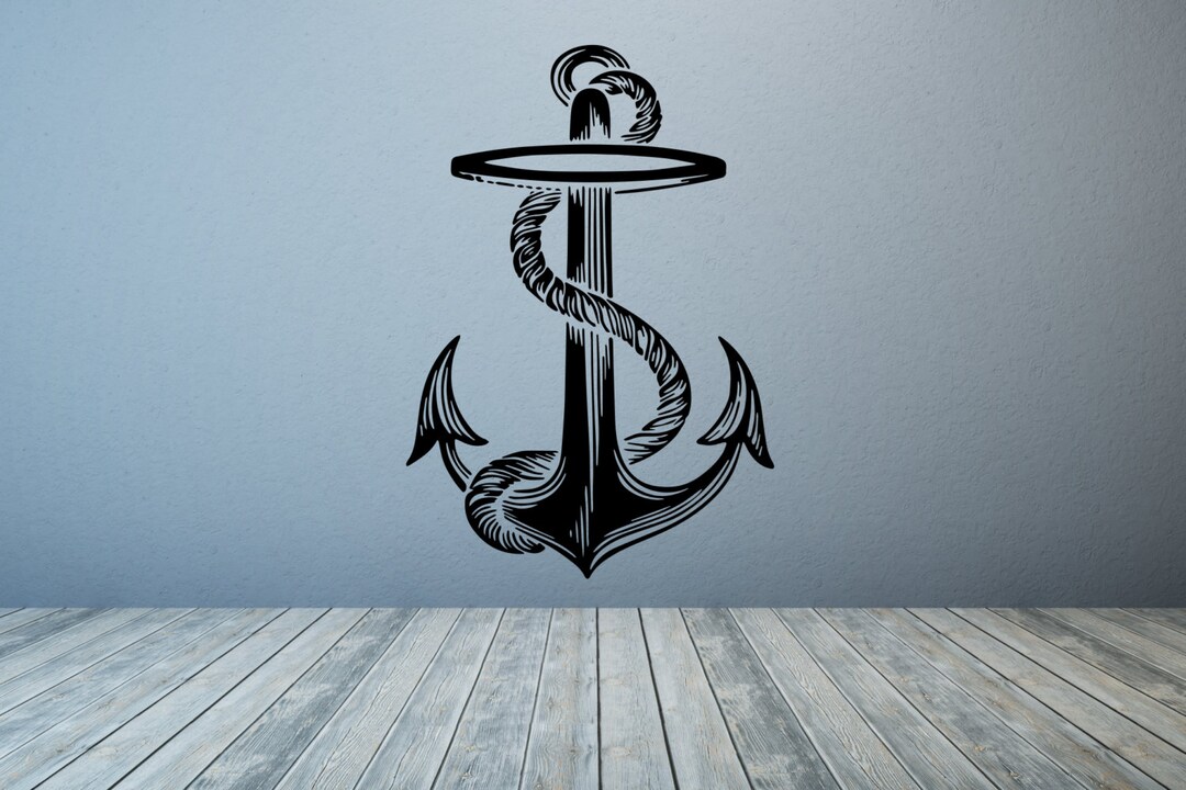 Anchor. Vinyl Wall Art Decal Sticker. Any Color or Size32 - Etsy