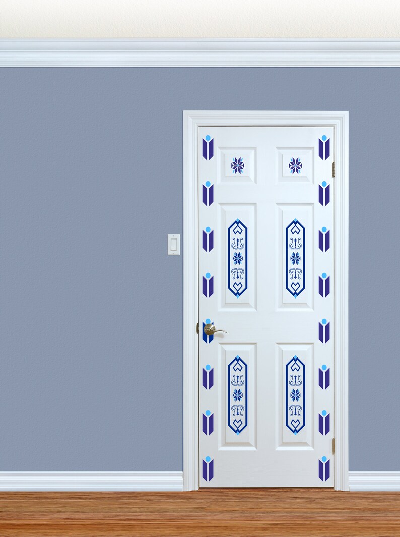 Decorative Princess Door Decal Sticker . 1 - Etsy