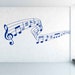 Musical Notes Wall Decal Sticker Art. Any Colour and Size.105 - Etsy