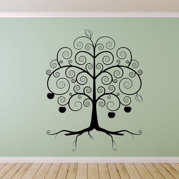 Apple Tree Decal - Etsy