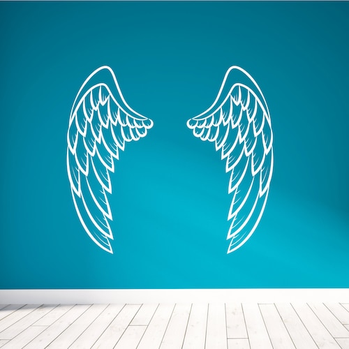 Angel Wings Wall Decal Wings Sticker Vinyl Sticker Decals - Etsy