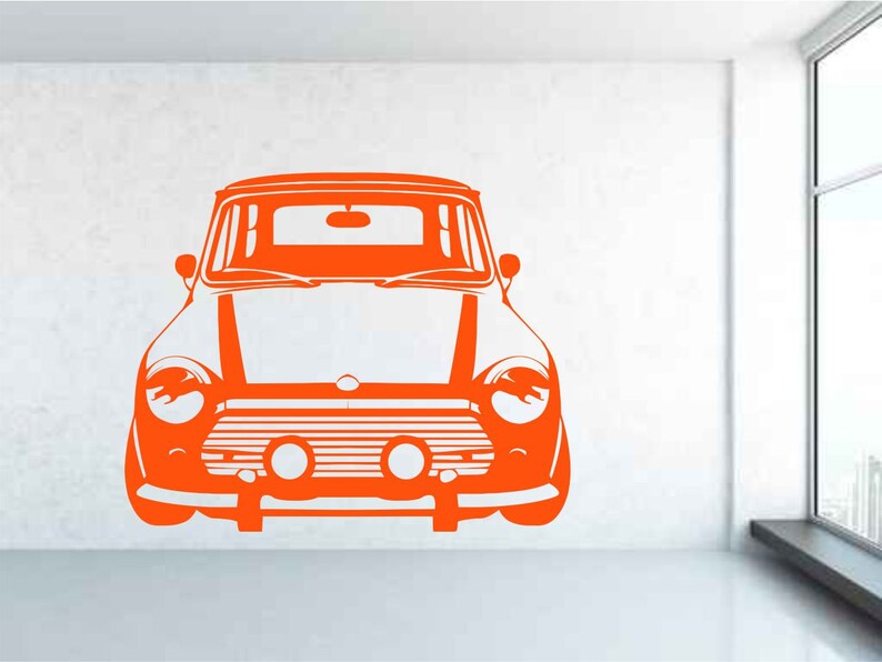 Mini Classic Vintage Car. Vinyl Wall Art Decal Sticker. Any | Etsy