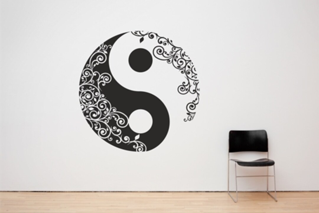Yin and Yang Taoism/daoism Symbol, Any Size and Colour, Decal Sticker ...